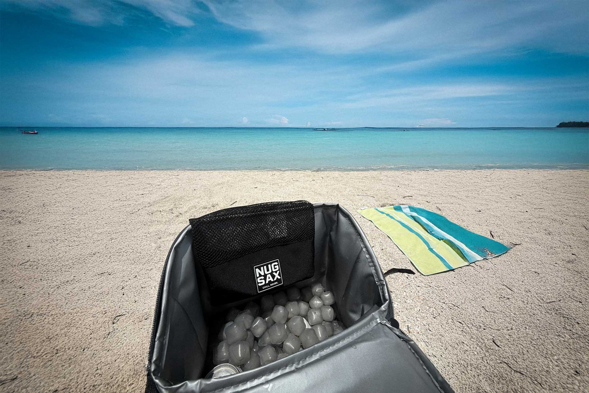 NUGSAX.com | Premium Reusable Bagged Ice Cubes